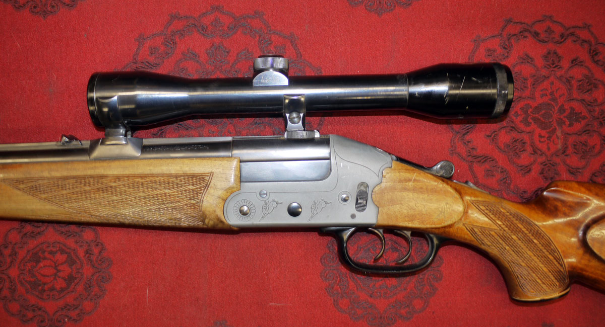 BBF Bockbüchsflinte F. Heym Mod. 22ST, Kal.22Mag. / 16/70, Handspanner ...