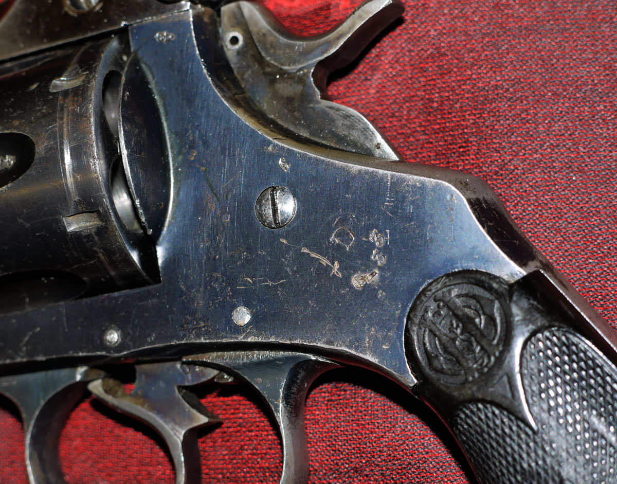 Revolver britisch Hilfswaffe Garate Anitua & CIA Eibar M1916 in .455 ...