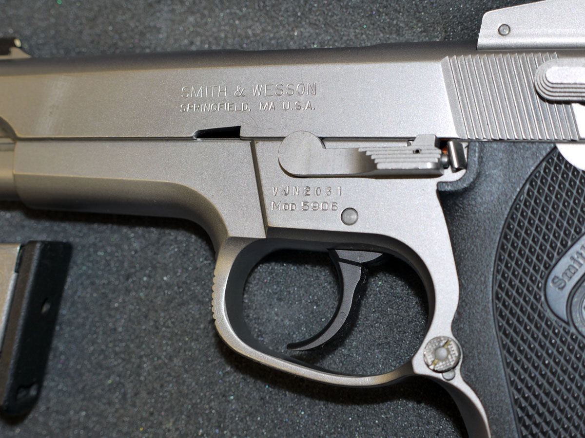 Pistole Smith&Wesson S&W Mod.5906 stainless Kal. 9mmLuger nicht Glock ...